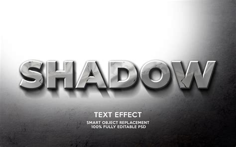 Shadow Text Effect Template Graphic By Gilangkenter Creative Fabrica