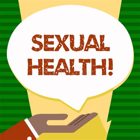 Handwriting Text Sexual Health Concept Meaning Std Prevention Use Protection Healthy Habits Sex