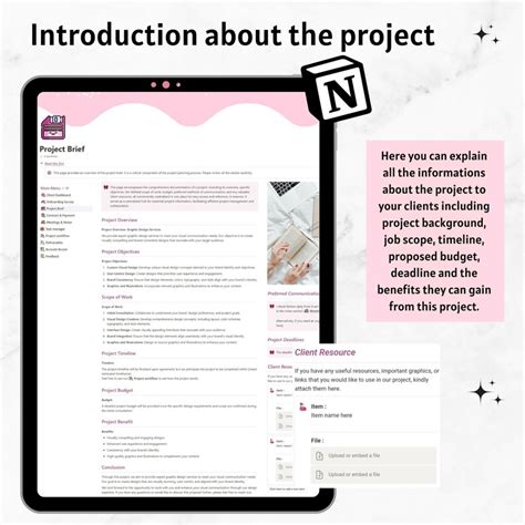 Notion Template Client Portal Client Dashboard Project Tracker Client Onboarding Notion