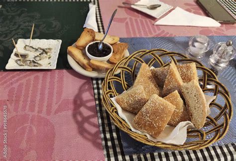 Moroccan Breakfast Ftour Msemen Baghrir Orange Juice Pastries Bread Basket Fried Eggs