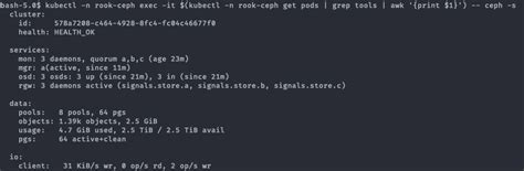 Signals Data Factory How To Check Ceph Storage Revvity Signals