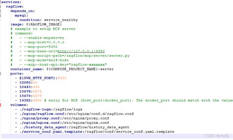 看懂ragflow的docker Compose Yml中的` `和` `路径 Docker Compose 相对路径 Csdn博客