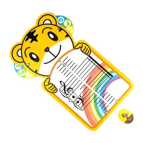 Aosekaa Music Reading Board Musical Notation Board Creative Music Class Supplies Portable Five