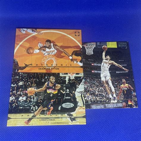 2021-22 Photogenic Debut Phoenix Suns Lot Chris Paul Devin Booker ...