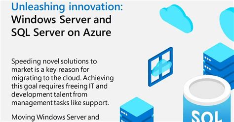 si ict unleashing innovation windows server and sql server on azure