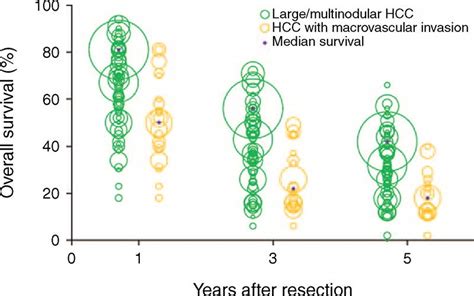 Overall Survival Of Patients With Large Multinodular Hcc Or Hcc With Download Scientific