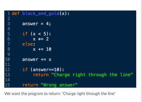 Solved We Want The Program To Return Charge Right Through