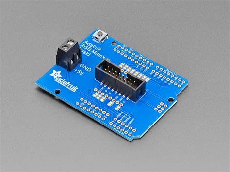Adafruit Rgb Matrix Shield For Arduino Id 2601 Adafruit Industries