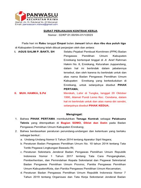 Contoh File Spk Ppnpn Kecamtan Pdf Contoh File Spk Ppnpn Kecamtan Pdf