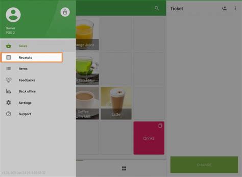Receipts List In The POS Loyverse Help