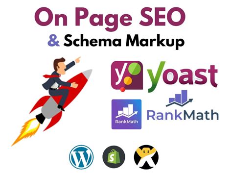 wordpress on page seo optimization by yoast rankmath schema markup