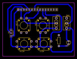 Placa Botones EasyEDA Open Source Hardware Lab