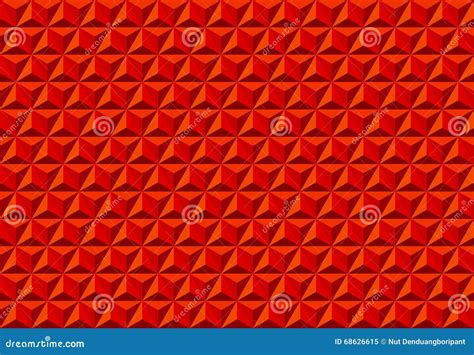 Abstract Triangle Texture Seamless Pattern Red Stock Vector Illustration Of Seamless