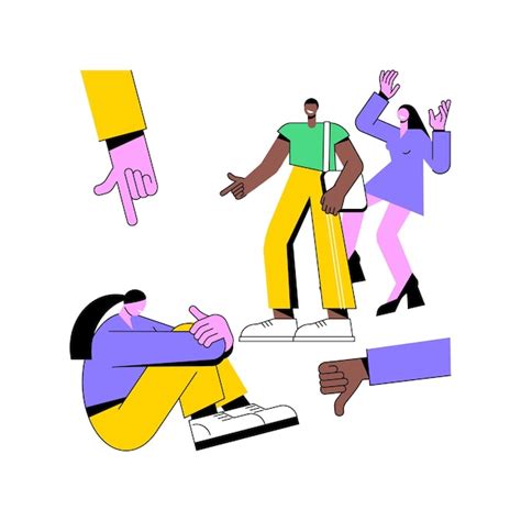 Premium Vector Marginalization Abstract Concept Vector Illustration