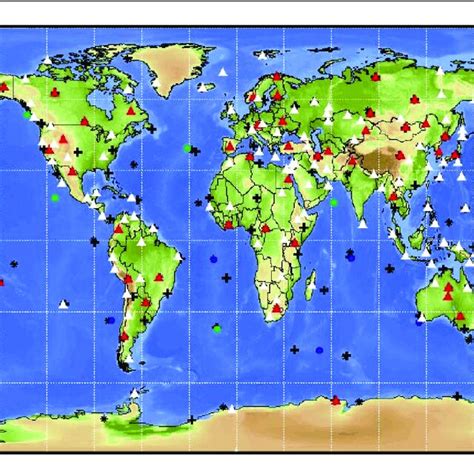 1 Seismic Triangles Infrasound Stars Hydroacoustic Circles And Download Scientific