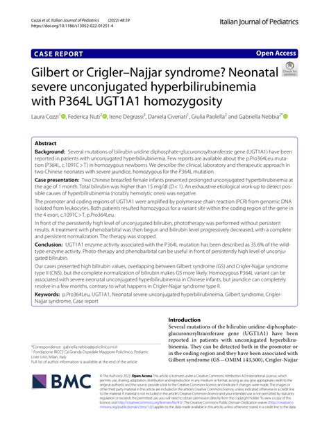 Gilbert Syndrome Neonatal Jaundice At Joseph Dearth Blog