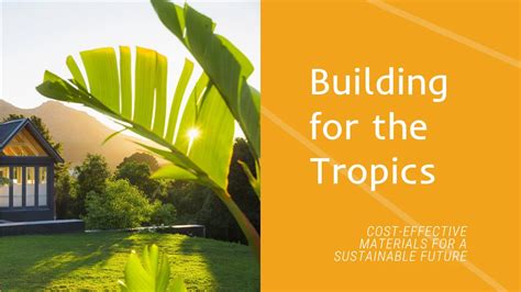 Cost Effective Building Materials For Enugus Climate Properties