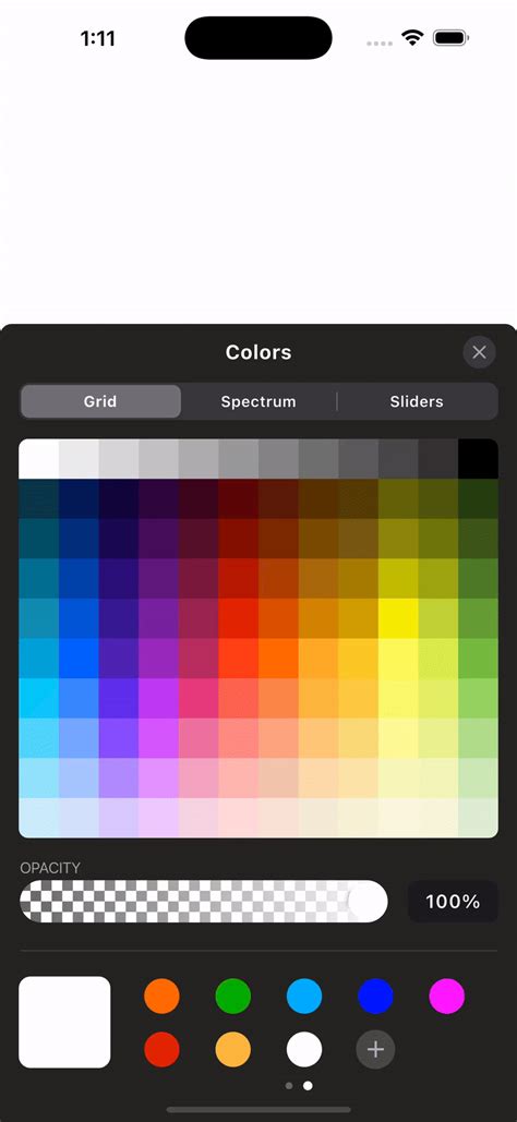Ioscolorpicker Flutter Package