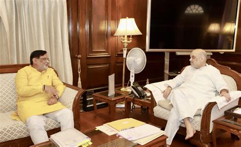 Praful K Patel On Twitter केंद्रीय गृह मंत्री माननीय श्री अमितभाई शाहजी के साथ आज का शुभेच्छा