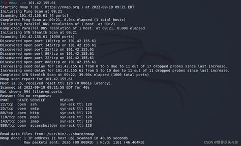 渗透测试神器nmap使用教程 nmap渗透测试指南 世界尽头与你的博客 csdn博客
