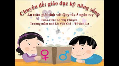 Giáo dục giới tính cho trẻ với quy tắc 5 ngón tay YouTube