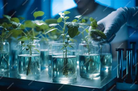 Premium Ai Image Biotechnology Experiment Analysis