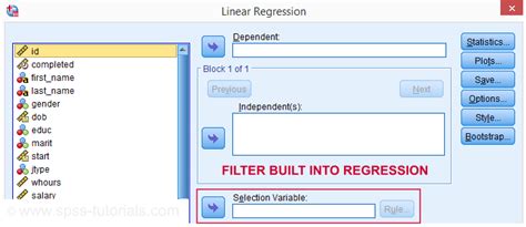 Spss Filter Tutorial Exclude Cases From Analyses