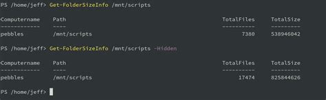 Windows Powershell Folder Size Design Talk