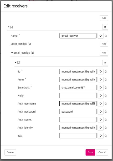 Prometheus Monitoring — Cloud Create User Guide