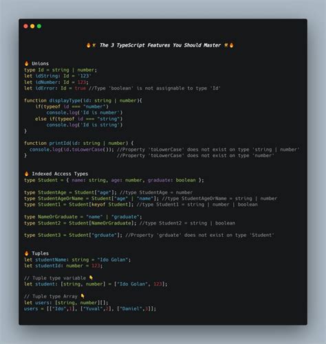Ido Golan On Linkedin Typescript Webdevelopment Programming 49