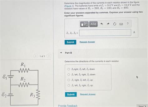 [solved] Determine The Magnitudes Of The Currents In Each