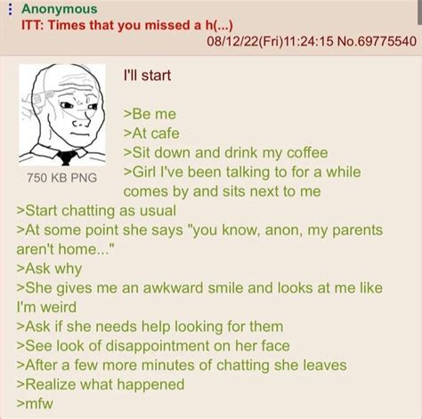 Anon Missed The Hint Rgreentext