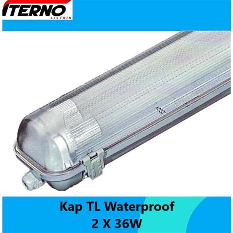 Jual Kap Lampu Waterproof X X W Tl Led X W Ip Shopee Indonesia