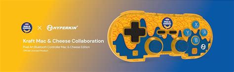 Hyperkin Limited Edition Official Mac And Cheese Pixel Art Bluetooth Controller