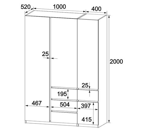 ᐉ Шафа Майстер Форм Брайт ДСП телескопічні напрямні 1400х520х2000 мм Дуб сонома 21541 • Краща