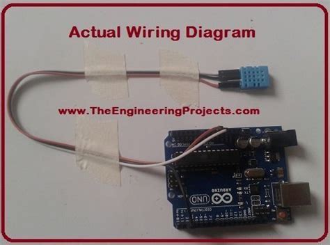 DHT Arduino Interfacing The Engineering Projects
