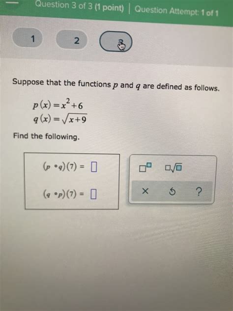 Solved Question Of Point Question Attempt Of Chegg Com
