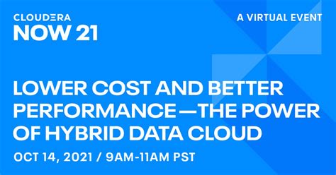Cloudera On Linkedin Cloudera Now Virtual Event Cloudera