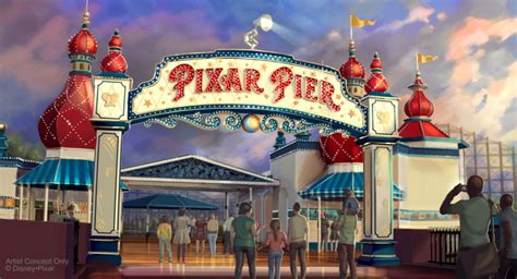 Pixar Pier And Incredicoaster Opening This Weekend At Disneys