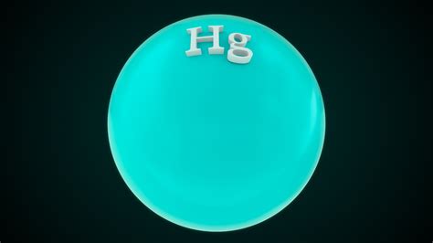 3d Mercury Chemical Element Model Turbosquid 2138506