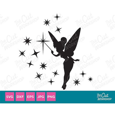 Tinkerbell Pixie Dust Svg Clipart Images Digital Download Inspire Uplift