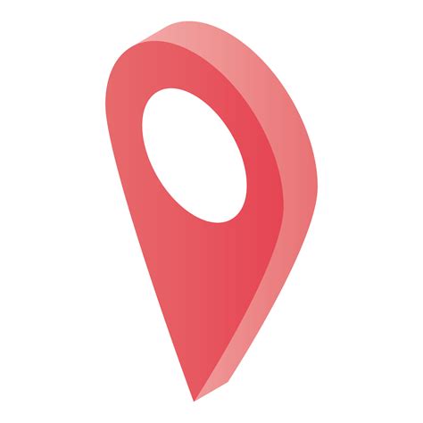 City Gps Pin Icon Isometric Style Vector Art At Vecteezy