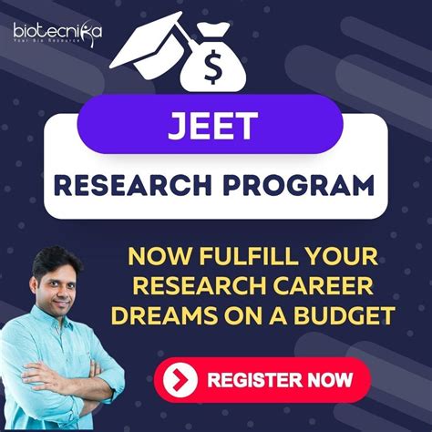 Biotecnika On Linkedin Jeetresearchprogram Training Biology Lifescience Biotech