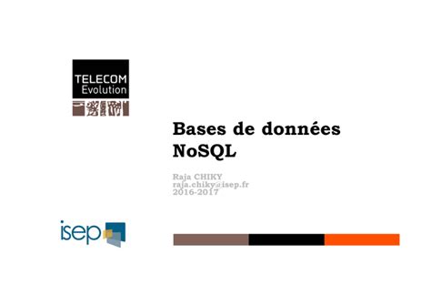 Bases De Données Nosql