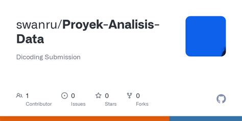 Github Swanruproyek Analisis Data Dicoding Submission