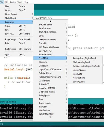 Freertos Arduino Ide Arduino Task Context Switch