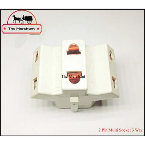 2 Pin Multi Socket 3 Way White Daraz Com Bd