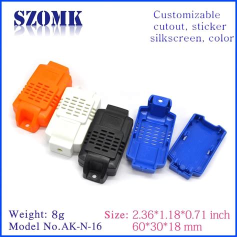 Industrial Plastic Temperature Sensor Enclosure Custom Plastic Standard