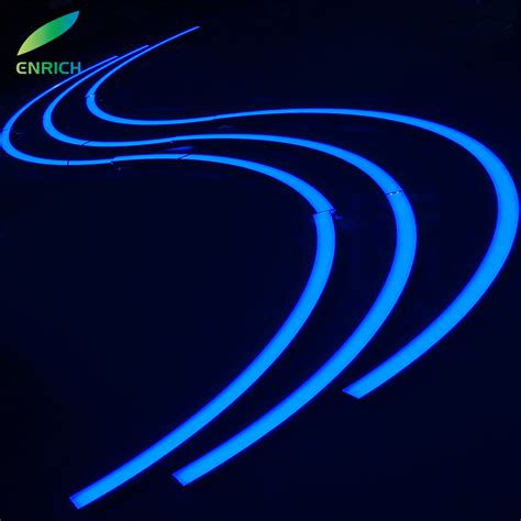 High Lumen 1 2m Curve Shape Led Linear Light Aluminum Profile Fixture