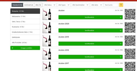 Editores De Software De Etiquetado Electrónico Para Etiquetas Digitales De Vino De La Ue